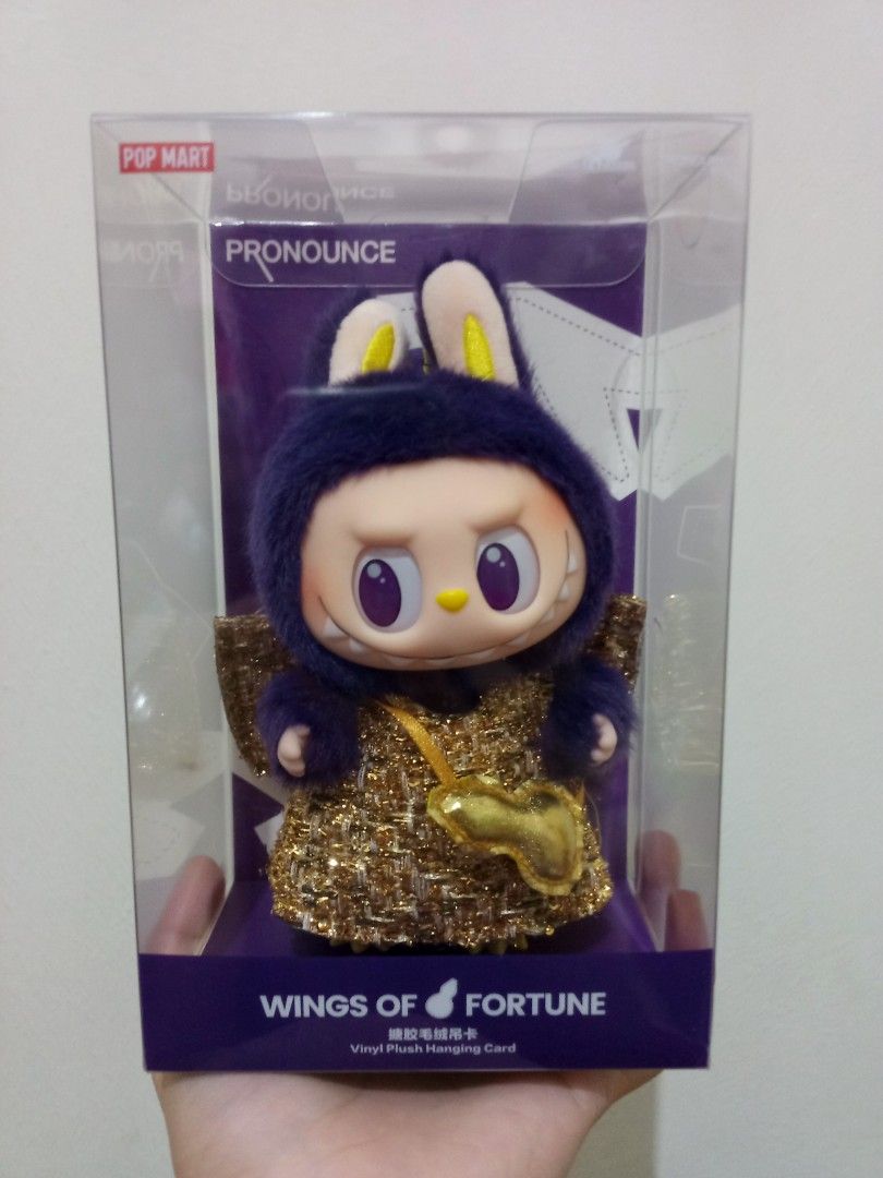 Original Pop Mart The Monsters x Pronounce Labubu Wings Of Fortune WOF ...