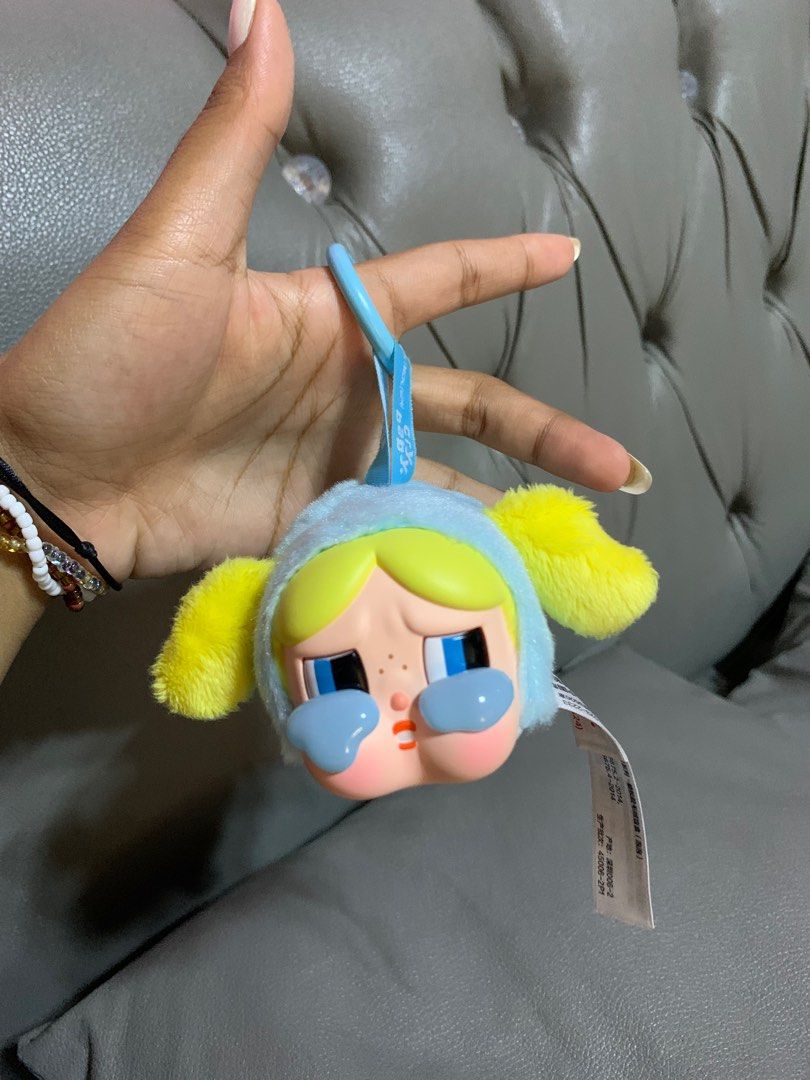 ORIGINAL POPMART!! Popmart Crybaby x Powerpuff Girls Series Vinyl Face ...