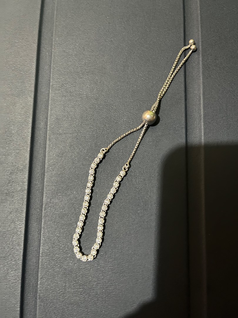 PANDORA SPARKLING SLIDERS TENNIS BRACELET, Women's Fashion, Jewelry ...