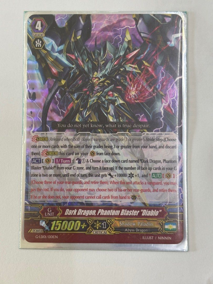 Phantom Blaster Diablo (Foil), Hobbies & Toys, Toys & Games on Carousell