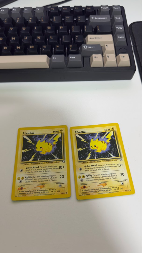 Pikachu 70/111 Neo Genesis Common Pokemon Card Unlimited LP-NM, Hobbies ...