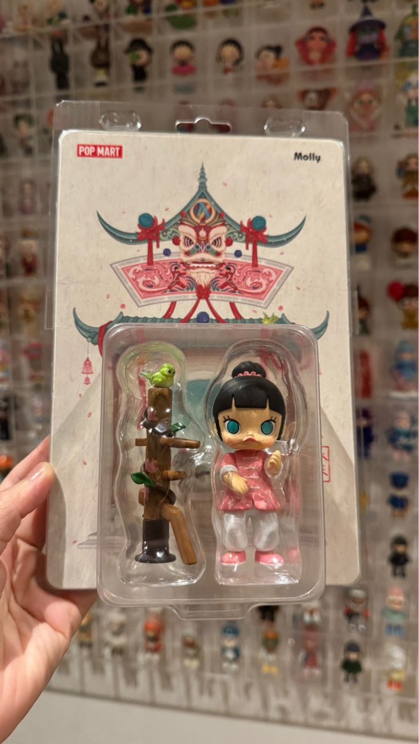 Pop mart molly chinese traditional culture wing hun, Toys ...