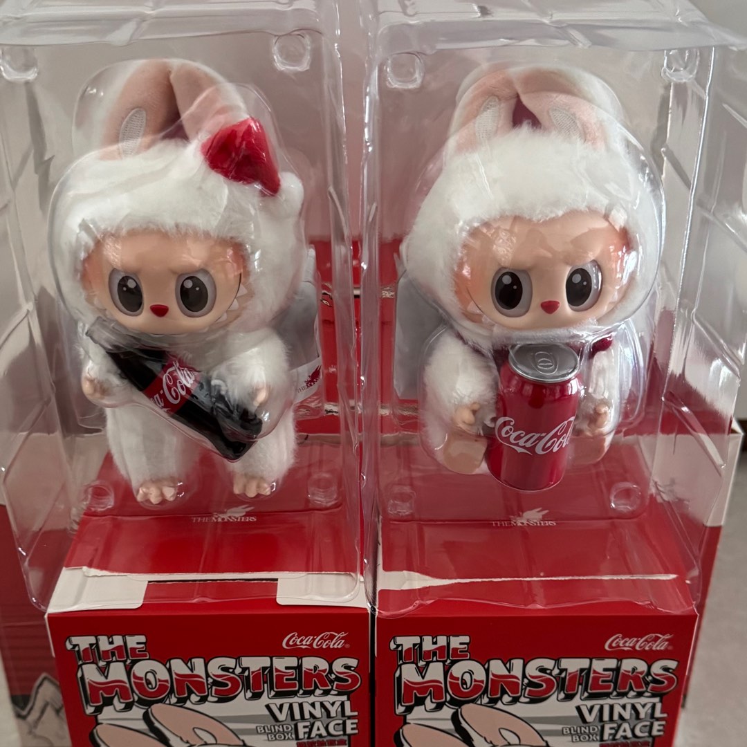 泡泡瑪特 Popmart labubu可口可樂 公仔吊飾盲盒 Coca Cola labubu盲盒吊飾 驚喜特搖 快樂因數, 興趣及遊戲 ...