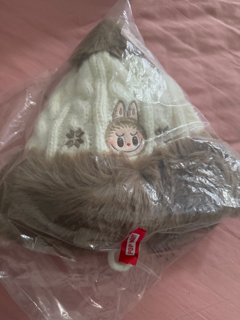 Popmart Labubu Winter Hat, Women's Fashion, Watches & Accessories, Hats ...