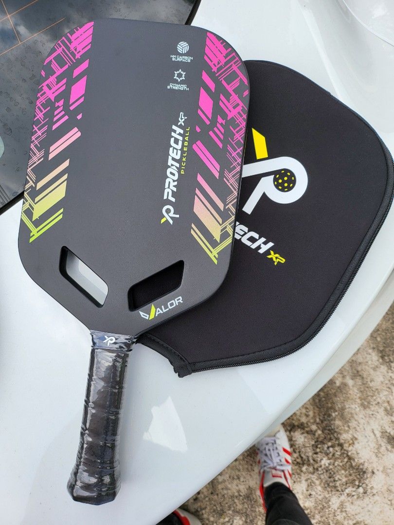 Protech XP Pickleball Paddle -"VALOR" Series, Sports Equipment, Sports ...