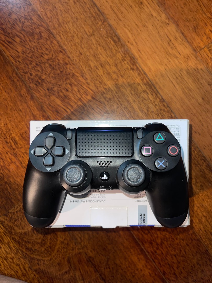PS4 Dualshock 4 Wireless Controller Black, Video Gaming, Gaming ...