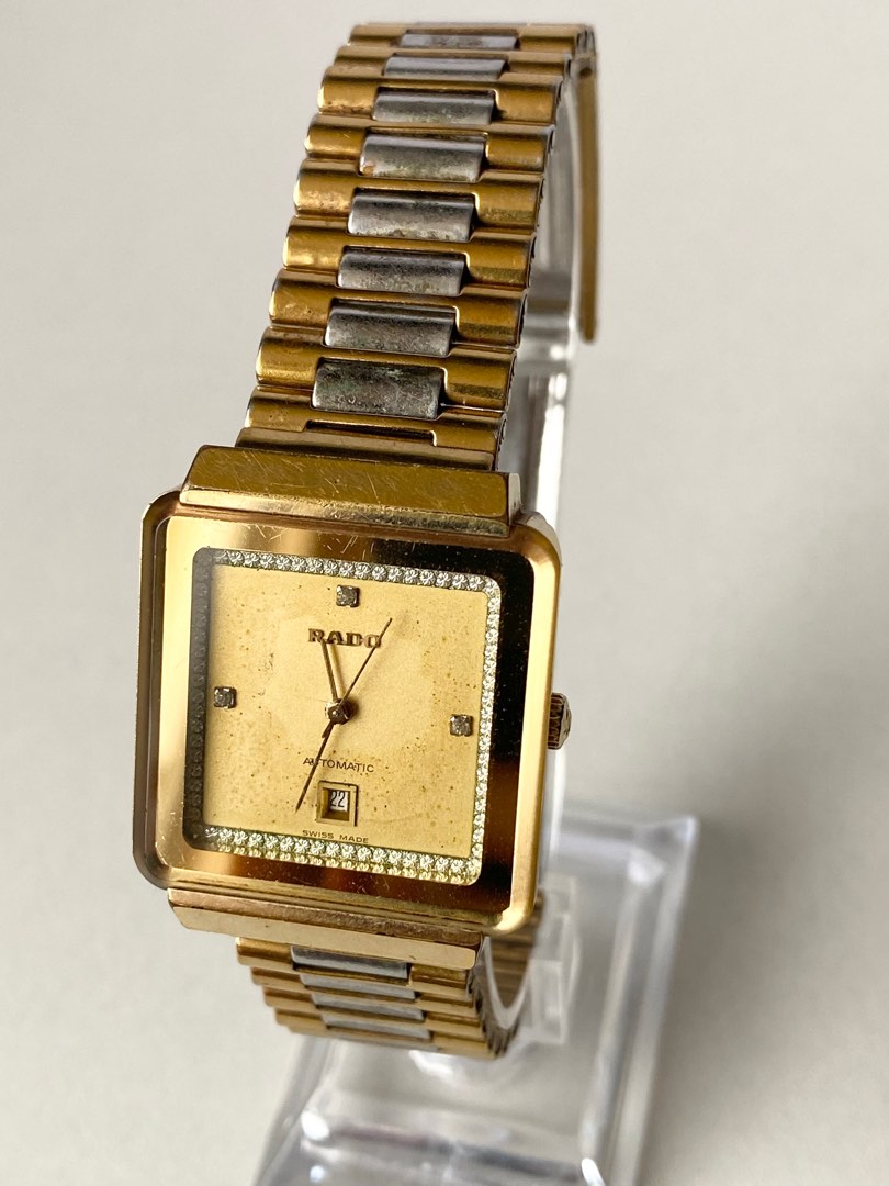 RADO Mod Depose square case watch, Luxury, Watches on Carousell