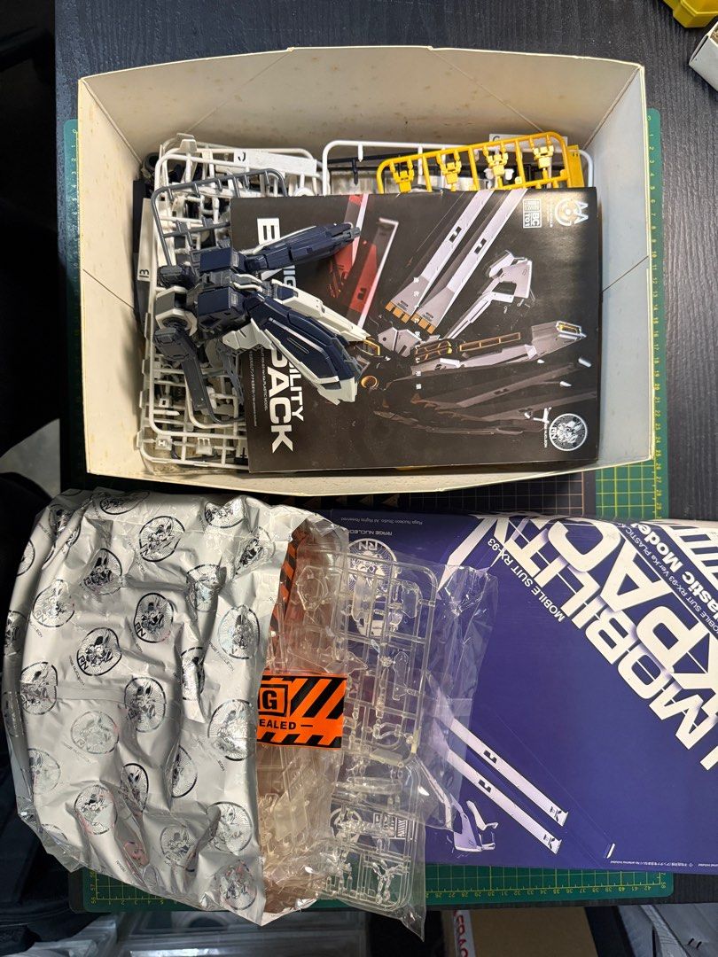 Rage Nucleon 1/100 RX93 v Gundam ver.Ka High Mobility Backpack, Hobbies ...