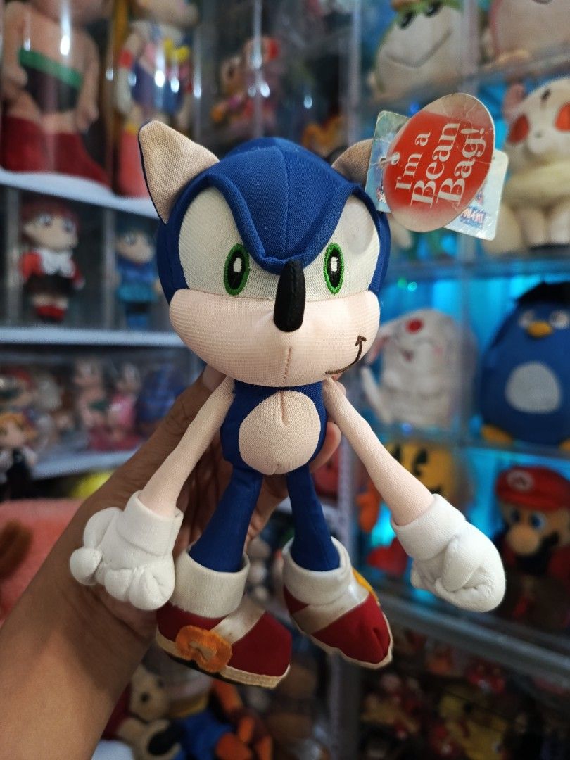 RARE Vintage 2002 8-Inch Fun 4 All Sonic Adventure Bean Bag Retro Video ...