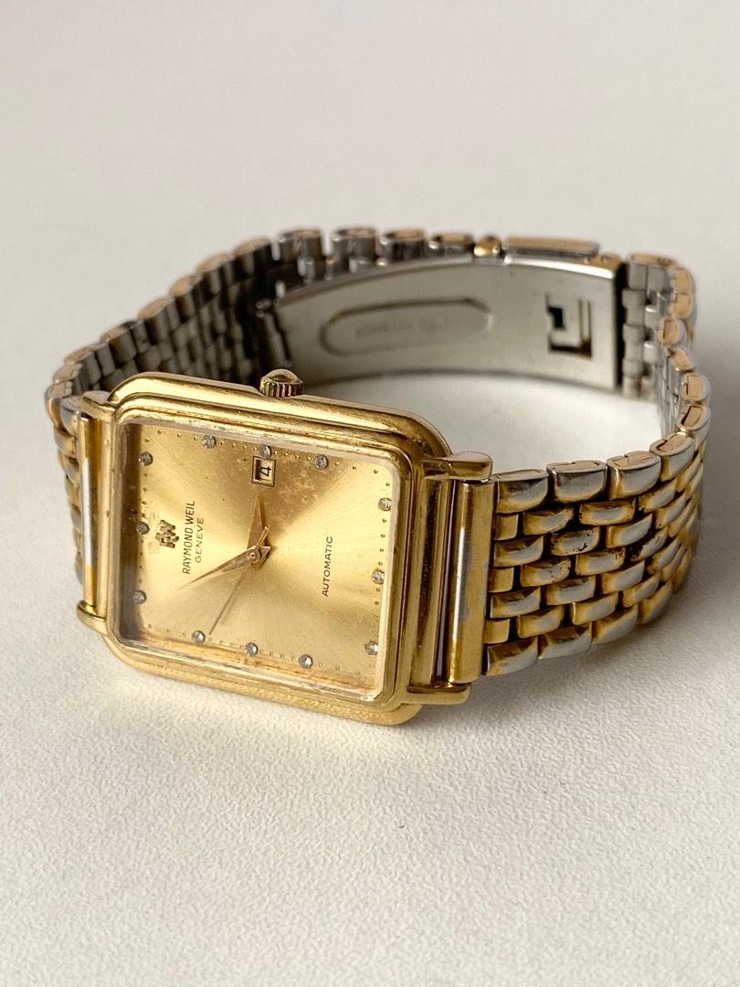 Raymond Weil square case watch, Women's Fashion, Watches & Accessories ...