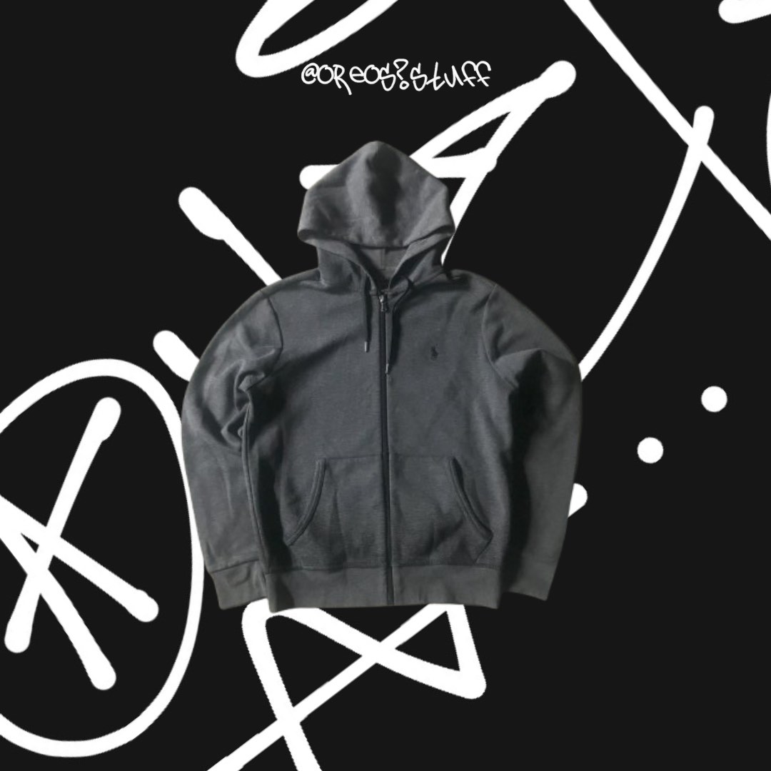 RL zip-up Hoodie, Men's Fashion, Coats, Jackets and Outerwear on Carousell