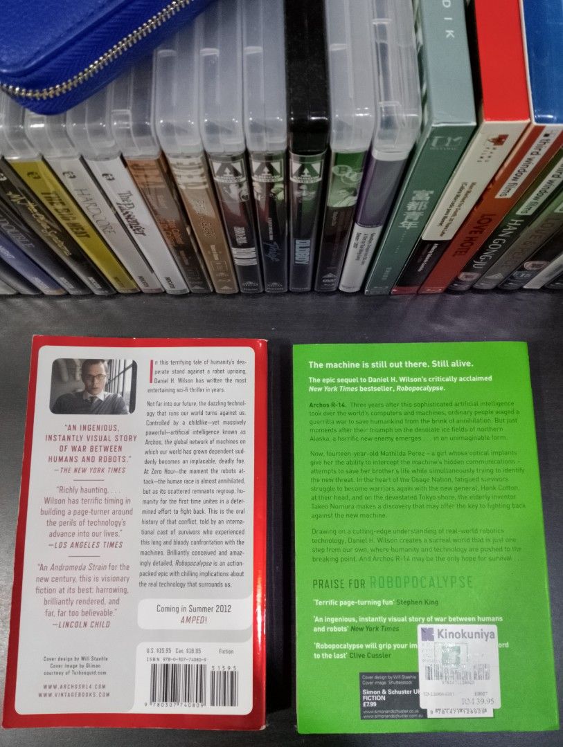 Robopocalypse and Robogenesis novel by Daniel H. Wilson, Hobbies & Toys ...