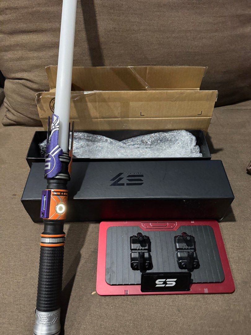 SaberTrio Lightsaber, Hobbies & Toys, Toys & Games on Carousell