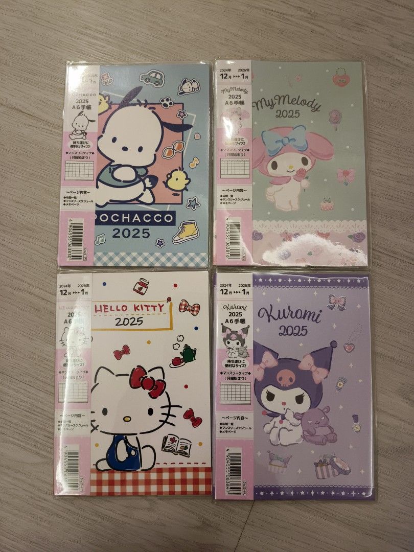 Sanrio Organizer Planner 2025, Hobbies & Toys, Stationery & Craft ...