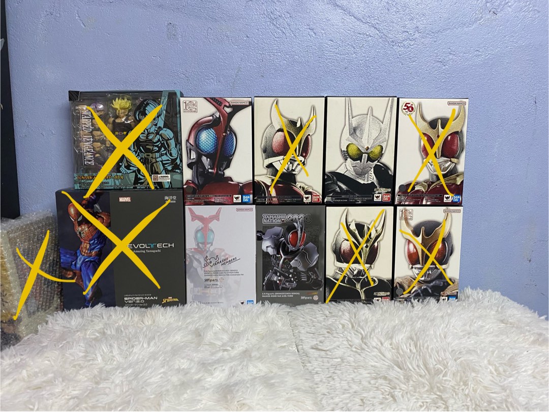 shf skc kabuto, hyper kabuto , faiz axel, Hobbies & Toys, Toys & Games ...