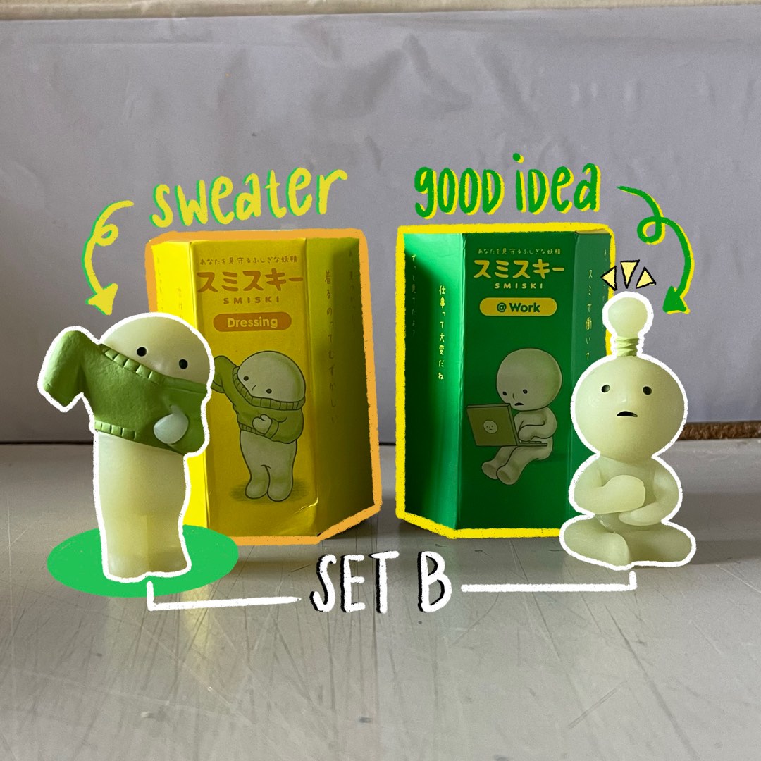 [SMISKI SET] Dressing Series - Sweater Smiski / Work Series: Good Idea ...