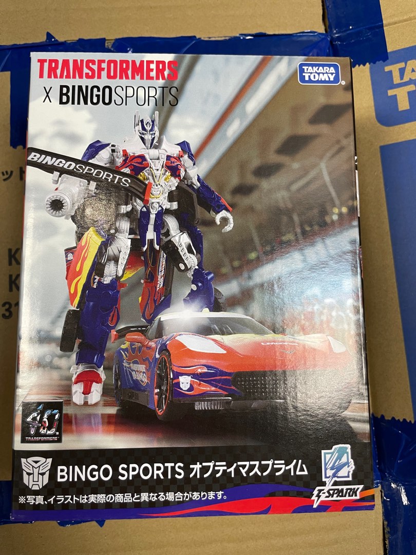 Takaratomy Transformers x bingo sports optimus prime, 興趣及遊戲, 玩具 & 遊戲類 ...