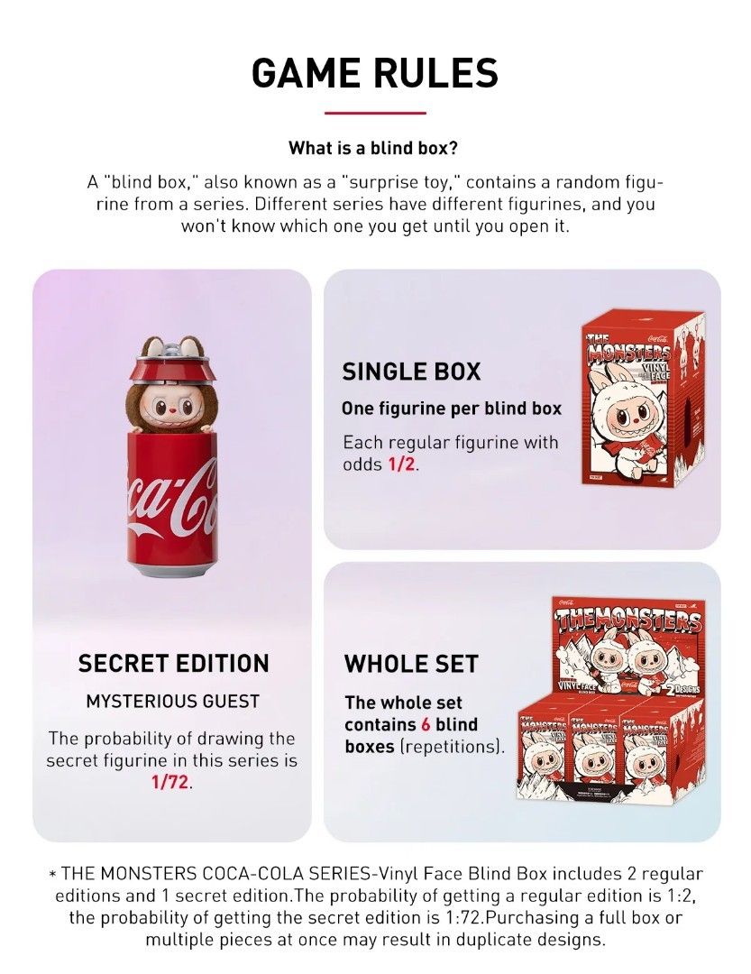 The Monsters (Labubu) Coca Cola Series Vinyl Face - Surprise Shake ...