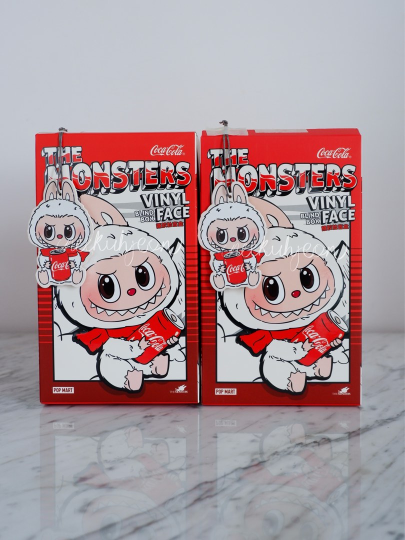 the monsters x coca cola labubu v3 - happy factor, Hobbies & Toys, Toys ...