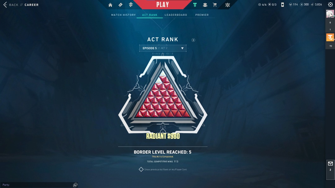 Tip-Top Valorant Radiant Account with 12 skins, Video Gaming, Video ...