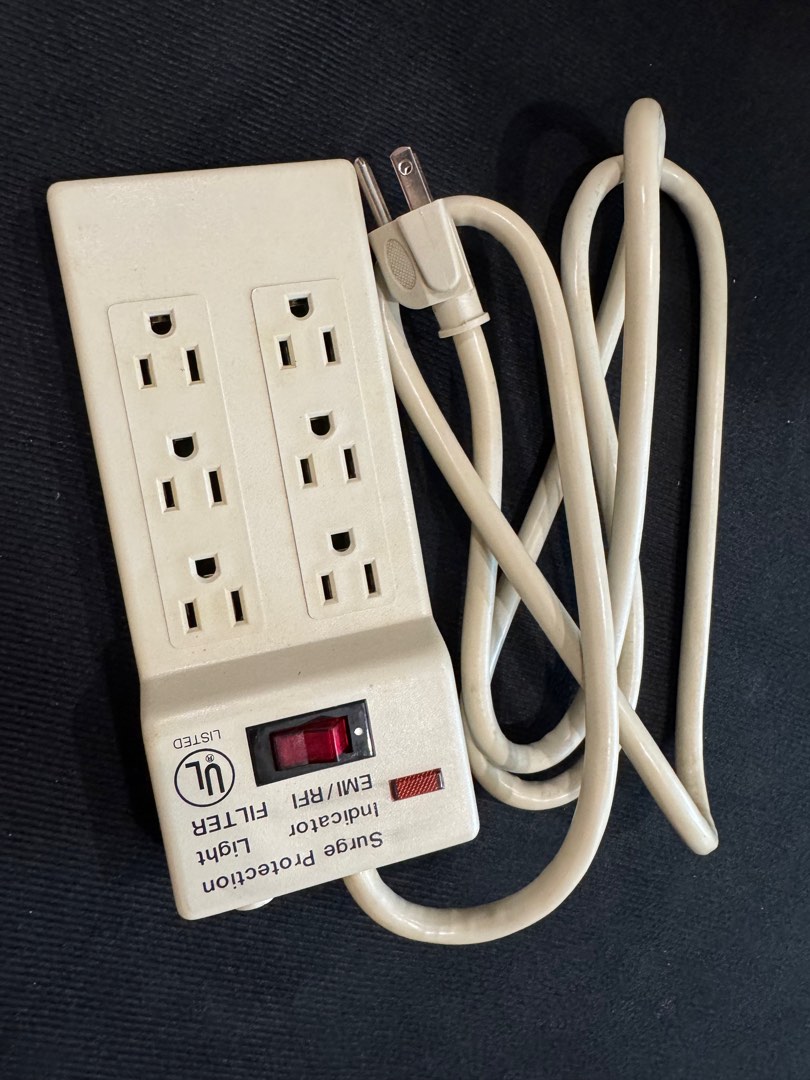 US Power strip with surge protection & EMI RFI filter, TV & Home ...