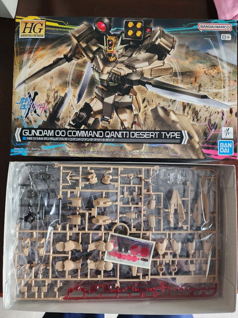 [YEAR END SALE] BANDAI HGBM 1/144 GUNDAM 00 COMMAND QAN[T] DESSERT TYPE, Hobbies & Toys, Toys ...