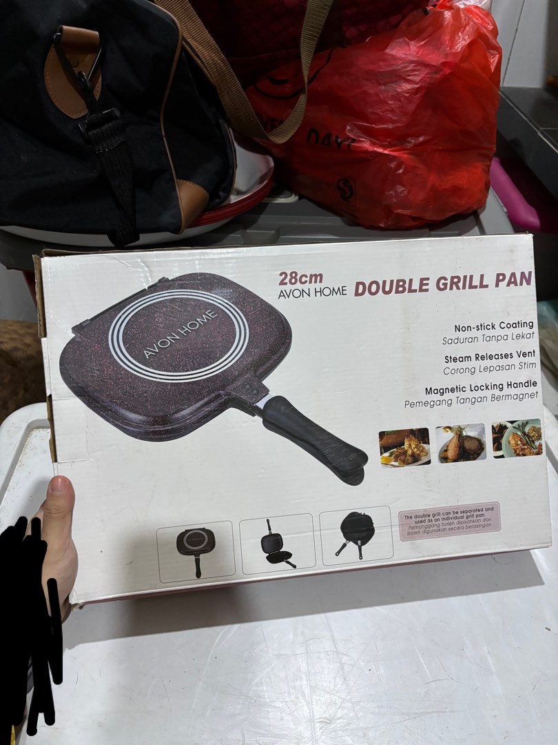 (1) AVON PAN KUALI GRILL NON STICK OVEN, TV & Home Appliances, Kitchen ...