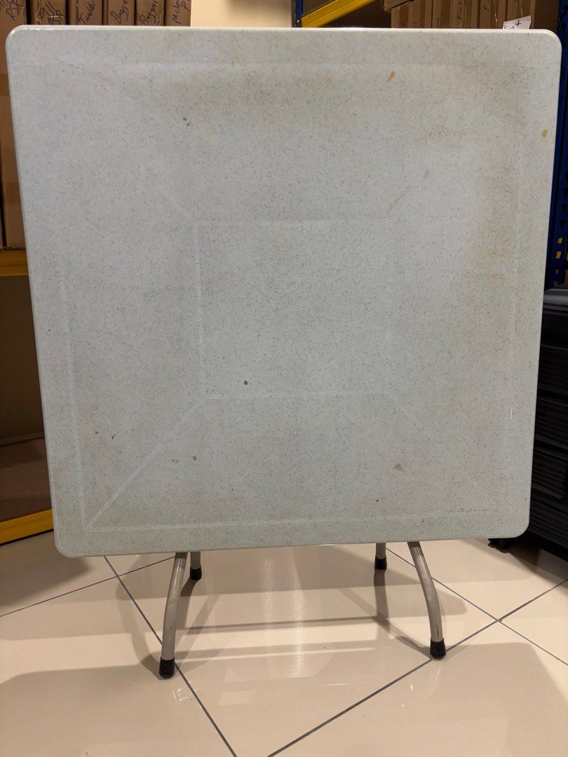 3V Plastic Square Folding Table 3x3 / Study Table / Restaurant ...