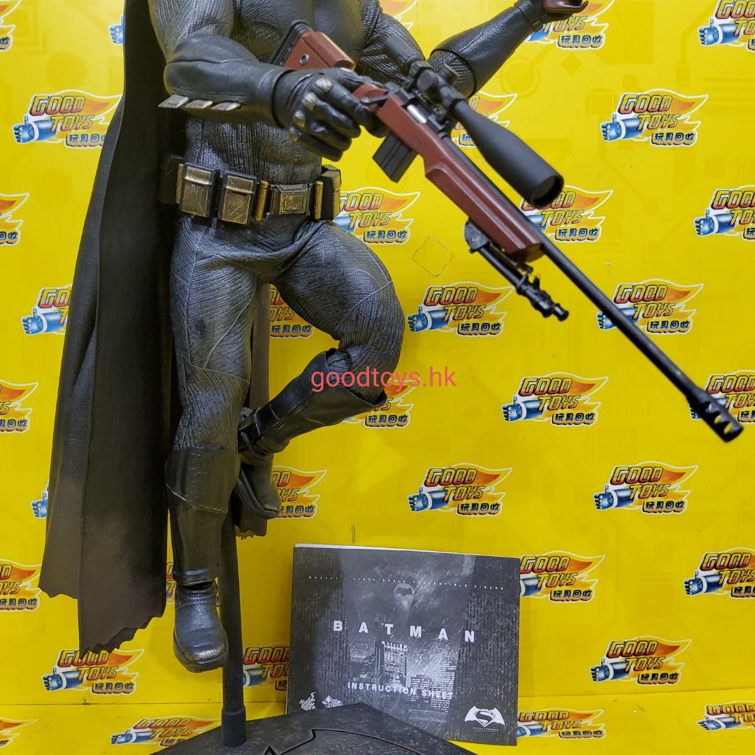 中古無盒 HOTTOYS MMS342 1/6 12吋 DC BATMAN V SUPERMAN DAWN OF JUSTICE BATMAN ...