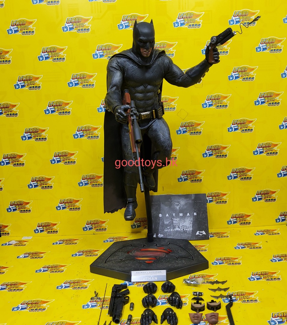 中古無盒 HOTTOYS MMS342 1/6 12吋 DC BATMAN V SUPERMAN DAWN OF JUSTICE BATMAN ...