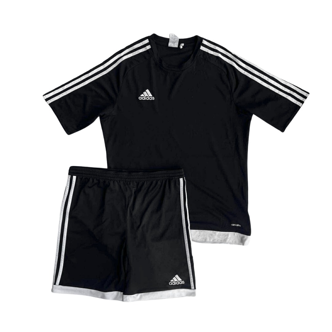 Adidas Terno Set Black, Men's Fashion, Activewear on Carousell
