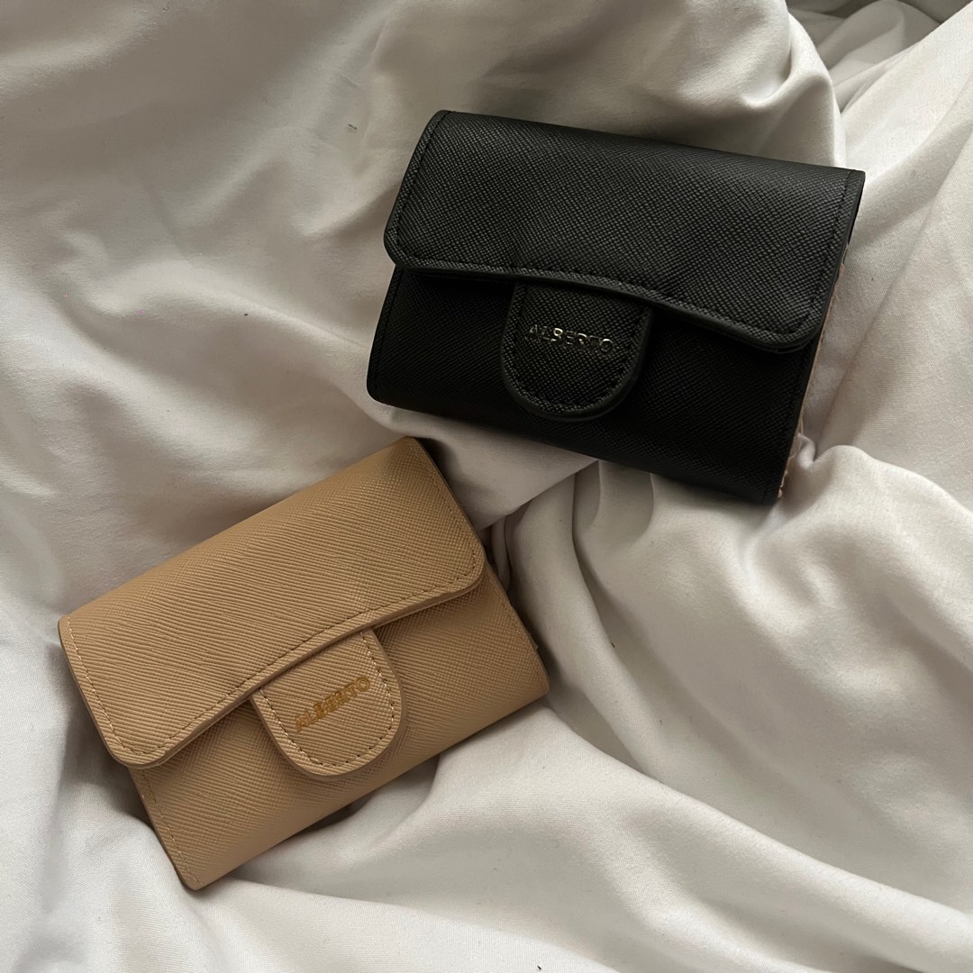 Alberto Card Holders (Black & Nude), Women's Fashion, Bags & Wallets ...
