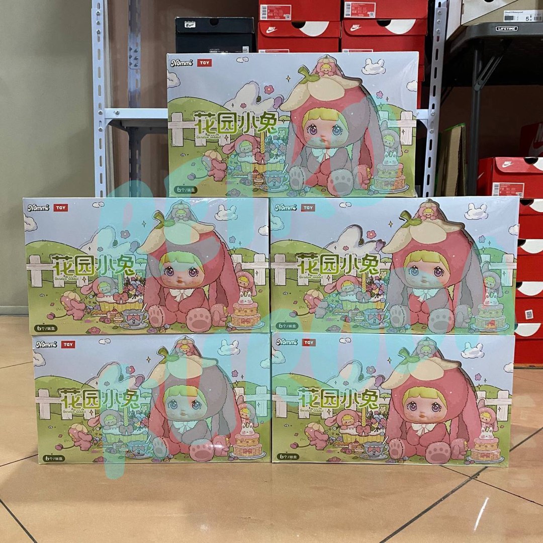 Baby Three Nommi v2 Bunny Garden Series (Bag Charm Keychain), Hobbies ...