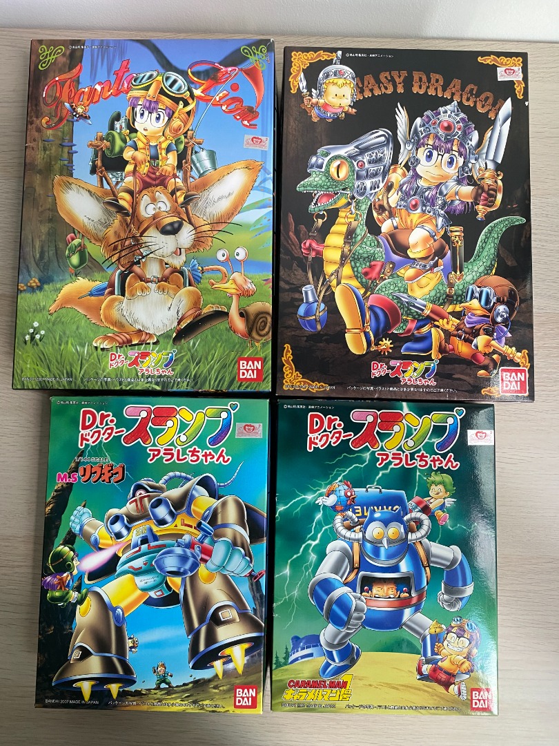 Bandai Dr. Slump Model Kits Complete Set, Hobbies & Toys, Collectibles ...