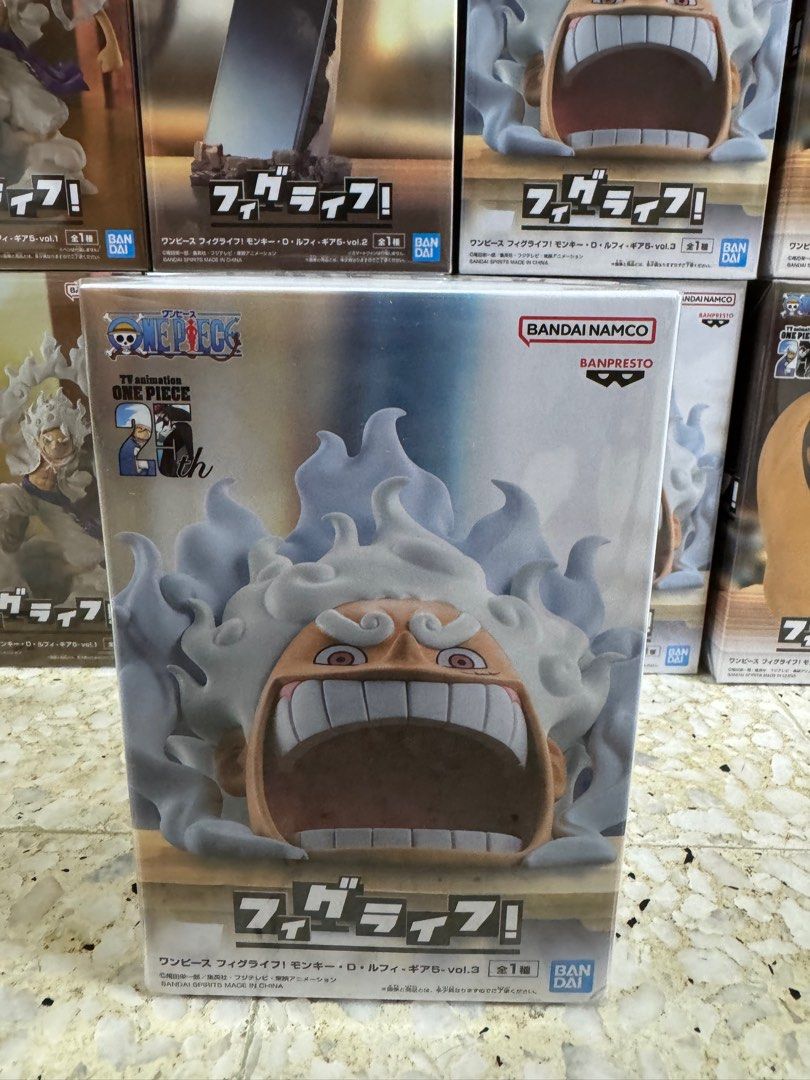 Banpresto One Piece Fig Life Vol 3 Monkey.D.Luffy Gear5, Hobbies & Toys ...