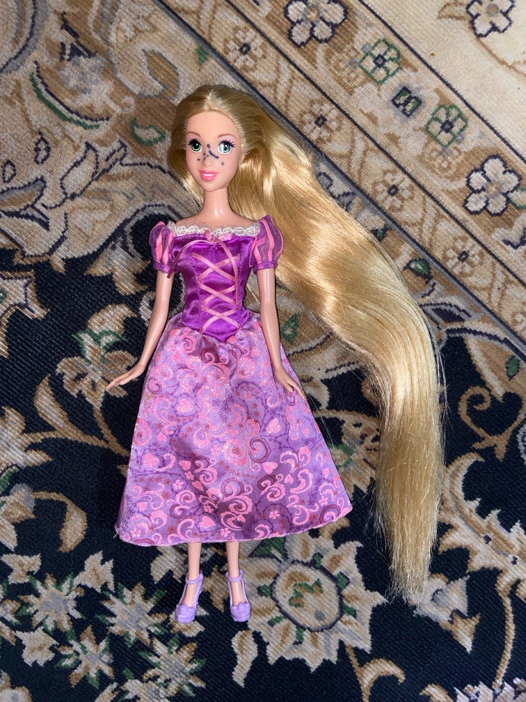 Barbie tangled rapunzel doll, Hobbies & Toys, Toys & Games on Carousell