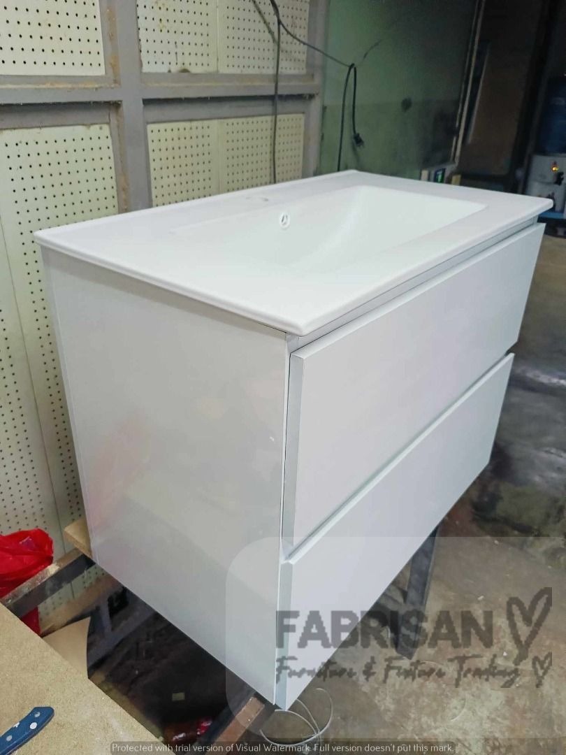 BATHROOM AND KITCHEN INTEGRATED SINK / TILE SINK WITH DRAWER CABINET ...