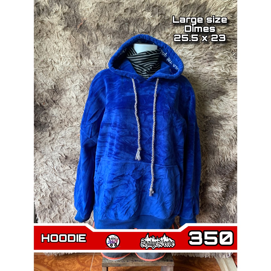 BLUE VELVET thrift HOODIE for unisex / ukay ukay pang lalake y2k, Men's ...