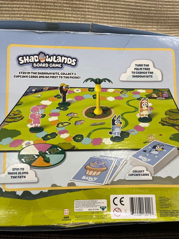 Bluey Shadowlands Board Game, Hobbies & Toys, Toys & Games on Carousell