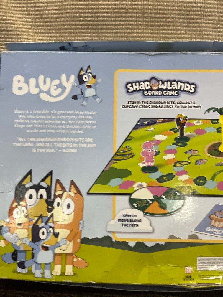 Bluey Shadowlands Board Game, Hobbies & Toys, Toys & Games on Carousell