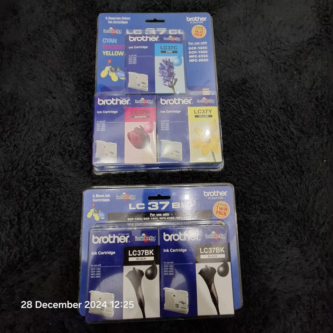 Brother LC37CL LC 37 CL CYM (SET) for DCP-135C DCP-150C MFC-235C MFC ...