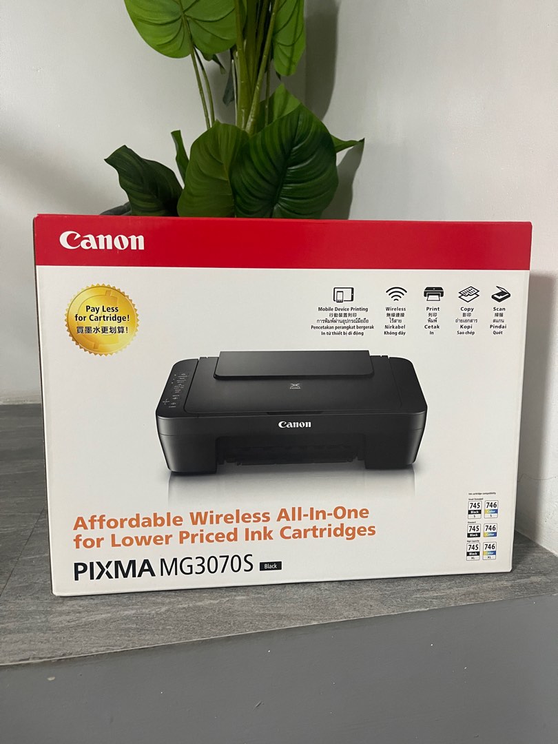 Canon MG3070S Multi Function Color Printer, Computers & Tech, Printers ...