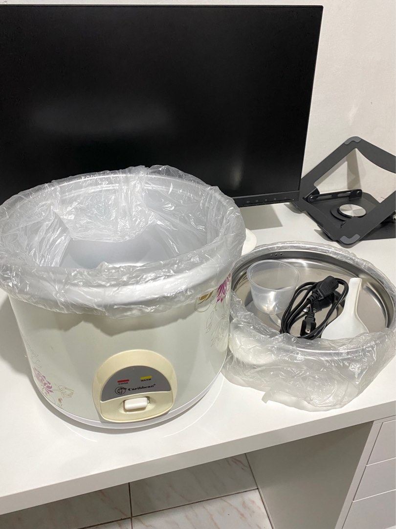 Caribbean Rice Cooker with Steamer 2.2 Liters, Furniture & Home Living ...