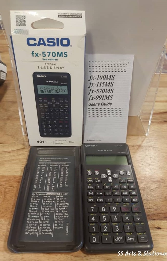 CASIO Fx-570MS Calculator (2nd Edition), Hobbies & Toys, Stationery ...
