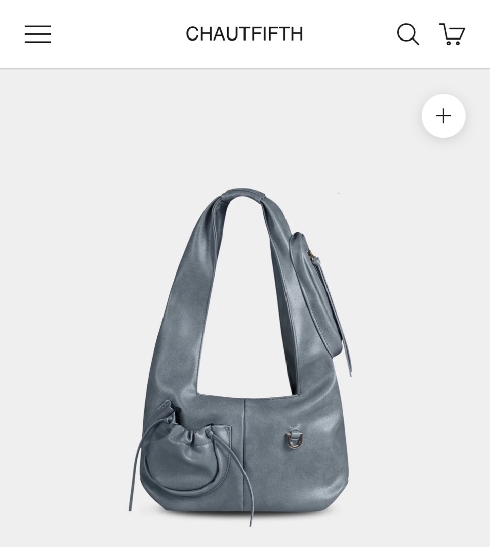Chaufifth Pocket hobo bag - Medium in cement blue, Women's Fashion ...