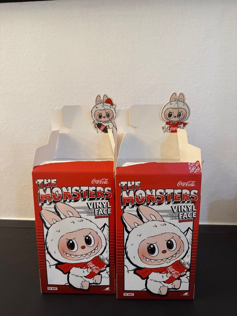 Coca cola labubu vinyl plush, Hobbies & Toys, Toys & Games on Carousell