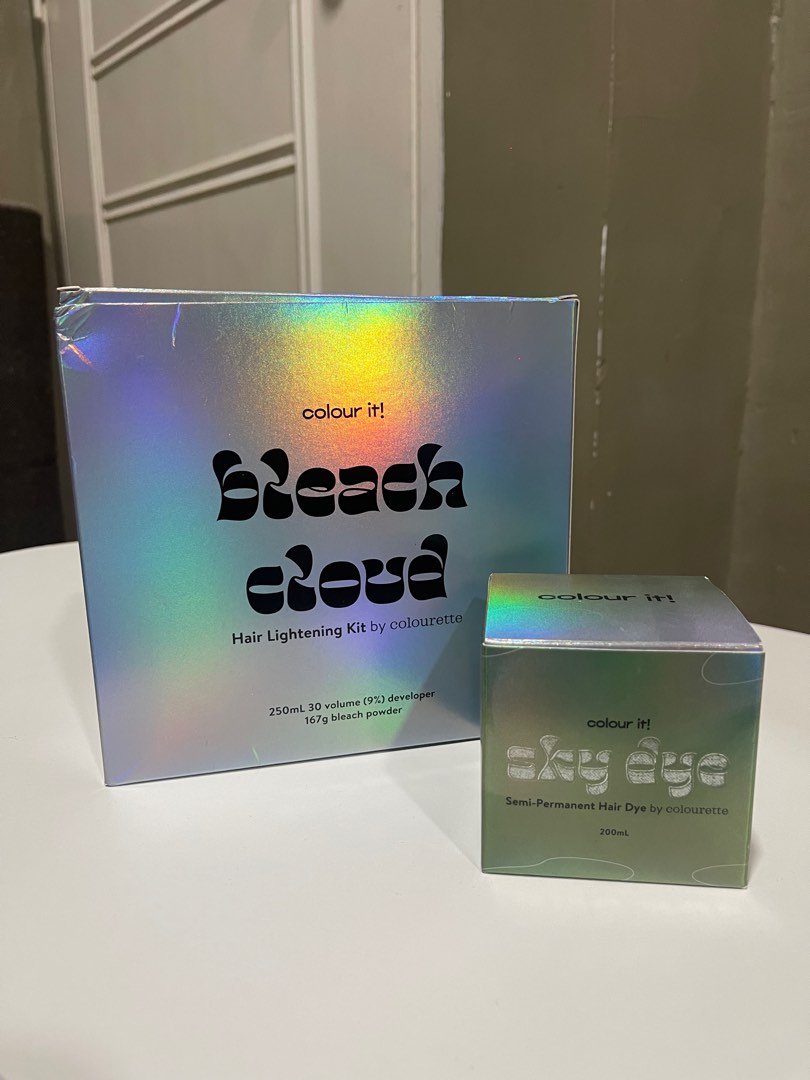 Colour It! Hair Lightening Kit and Sky Dye Semi-Permanent Hair Dye by ...