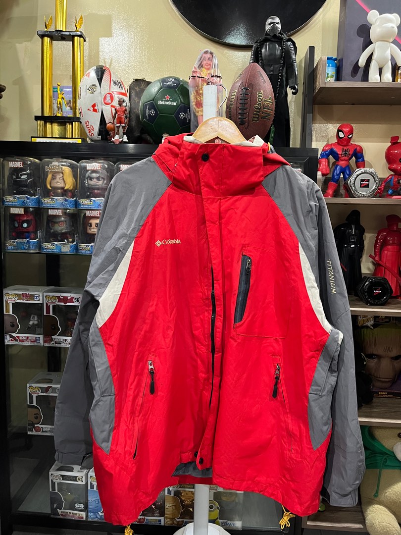 Columbia Sportswear Titanium Interchange All Climate Jacket /Red and ...