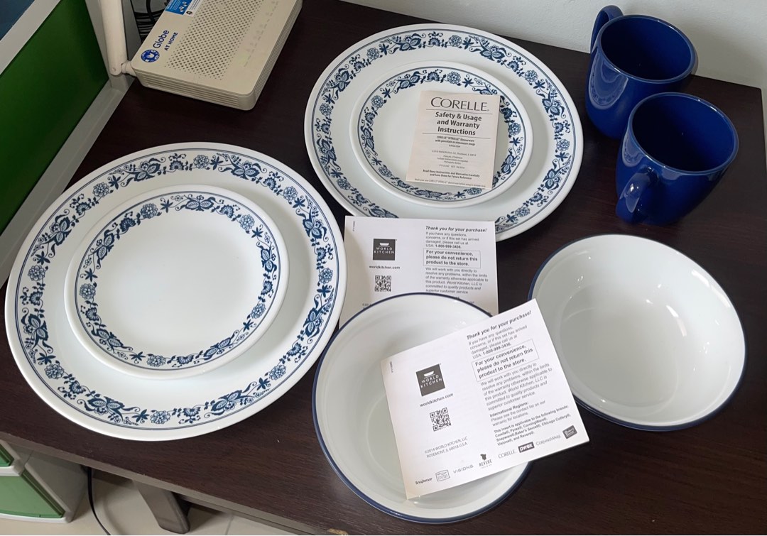 Corelle Classic dinnerware set, Furniture & Home Living, Kitchenware ...
