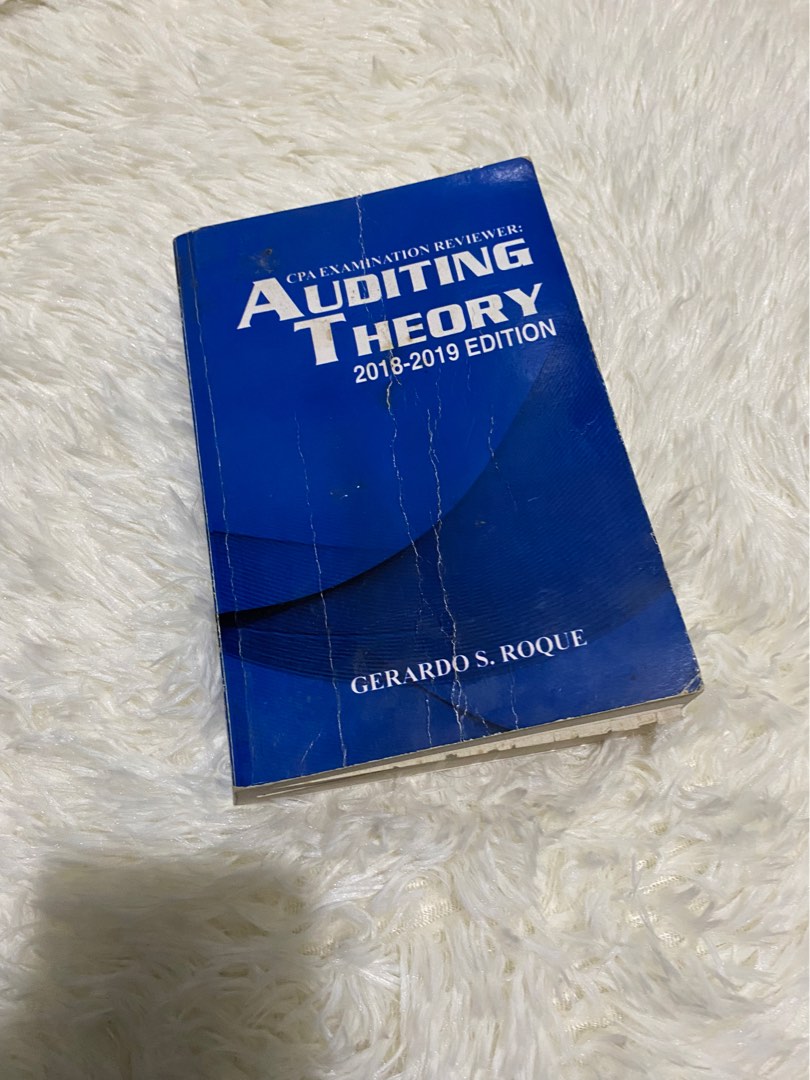 CPA Examination Reviewer Auditing Theory - Gerardo Roque, Hobbies ...